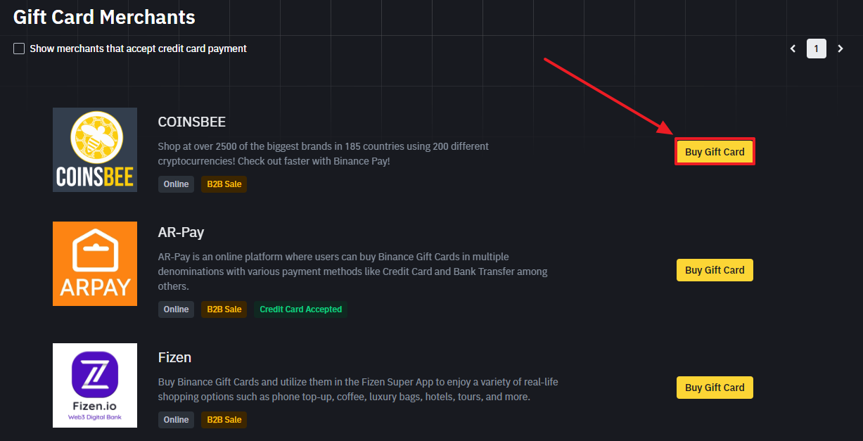 How to Buy Binance Gift Cards in 2024